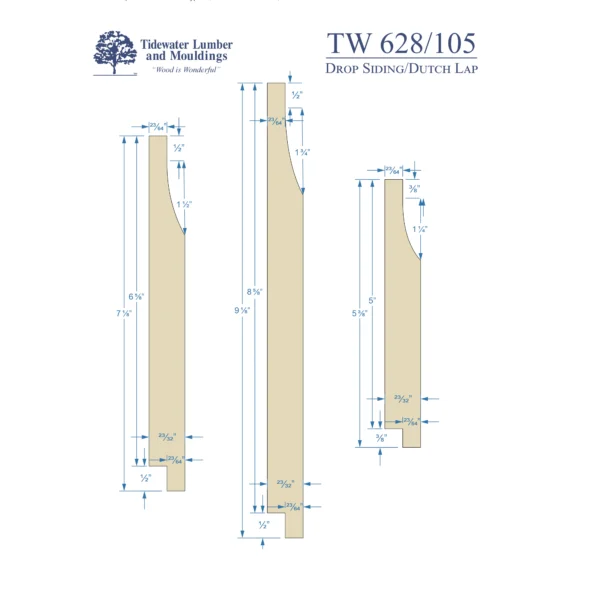 105 Drop Siding - Tidewater Lumber & Mouldings Co.
